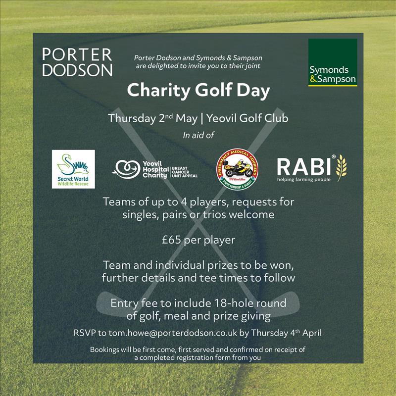 Charity Golf Day 2024 | Symonds & Sampson LLP