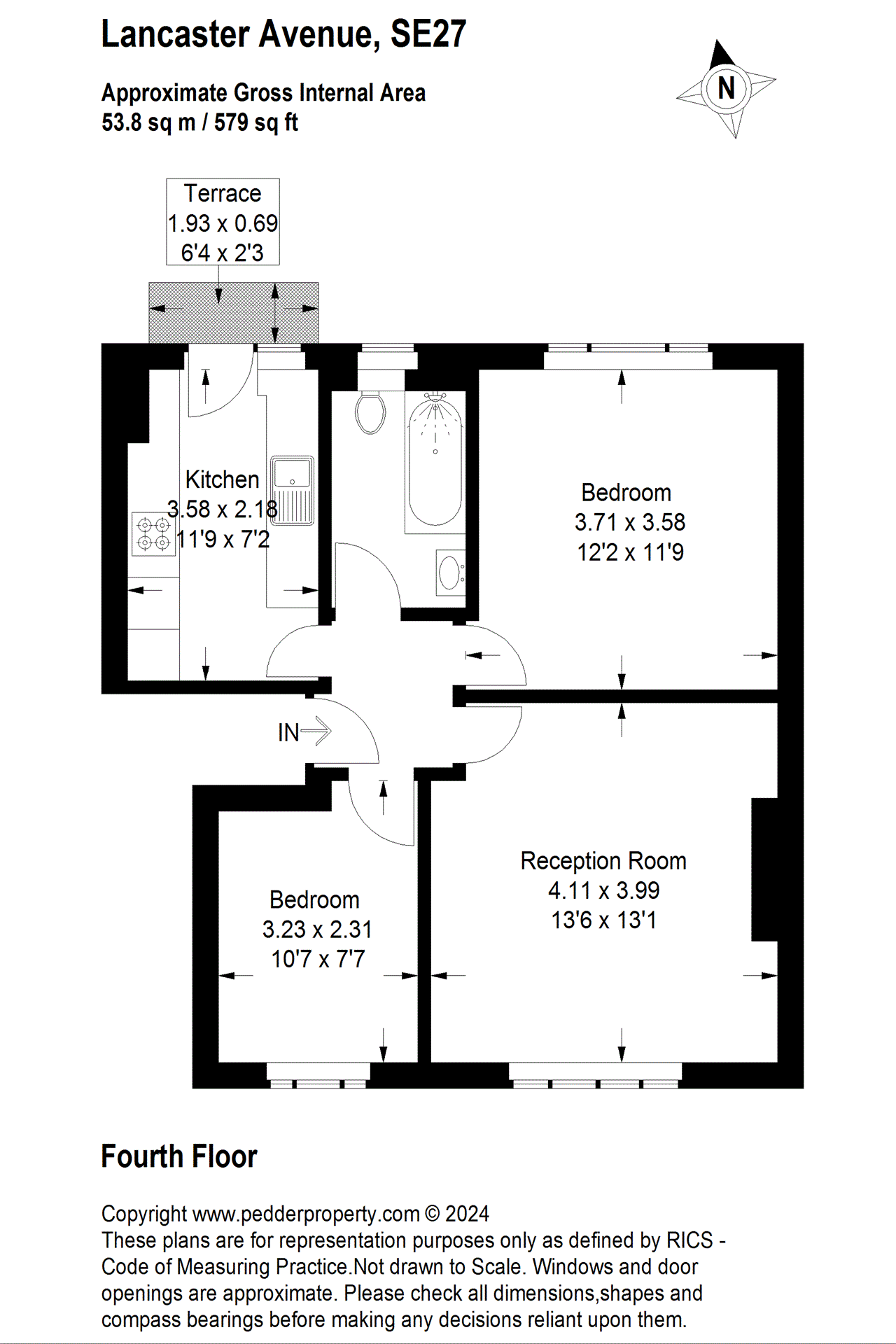 2 bedroom apartment for sale in Lancaster Court, London, SE27 | Pedder ...