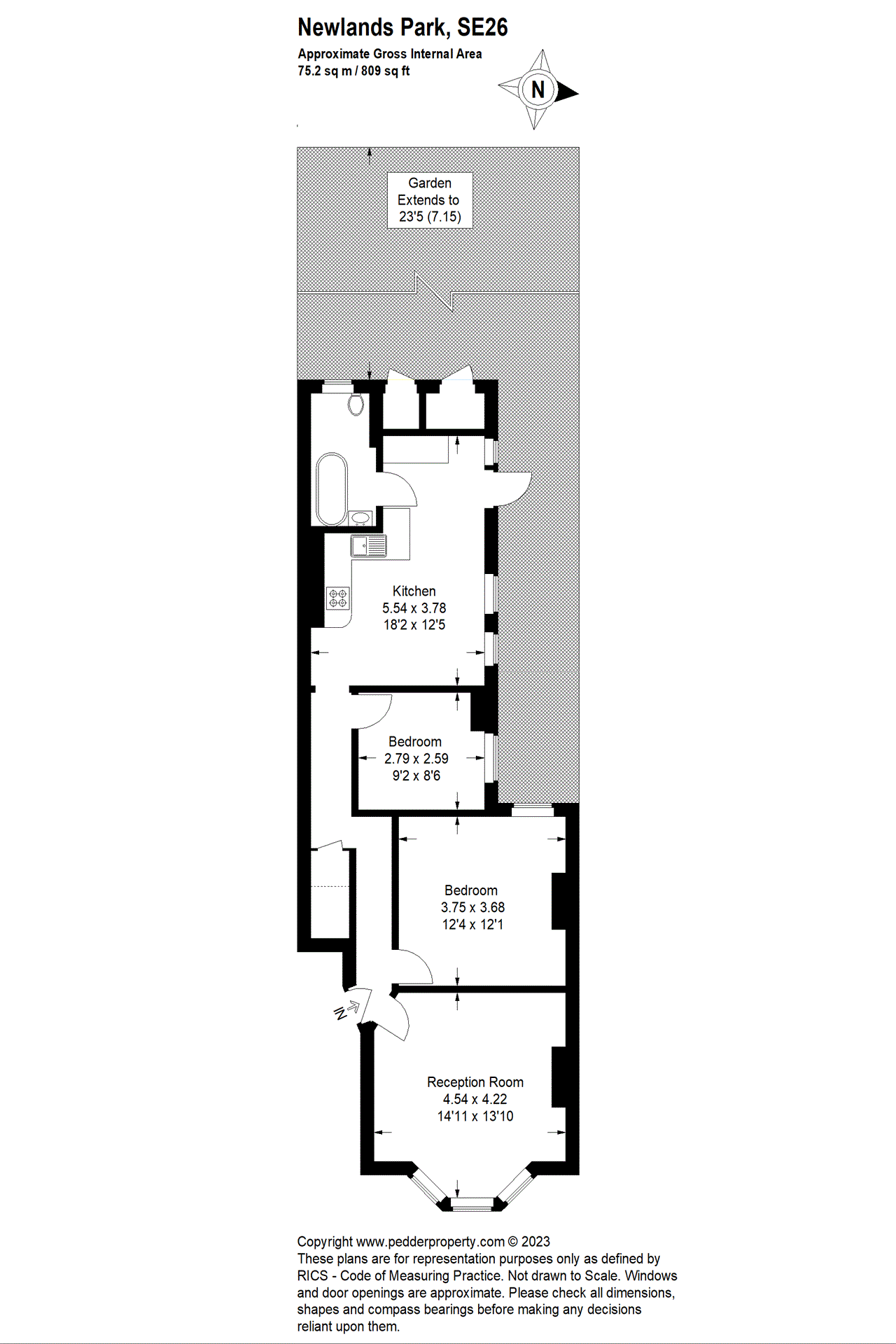 2 bedroom apartment for sale in Newlands Park, Sydenham, SE26 | Pedder