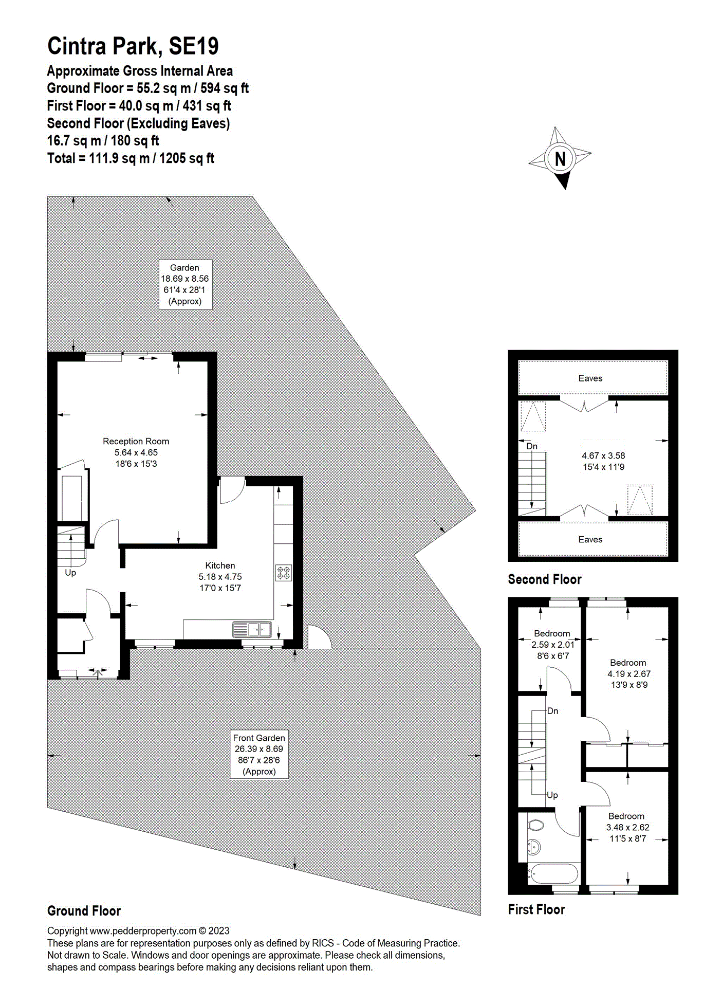 3 bedroom house for sale in Cintra Park, Crystal Palace, SE19 | Pedder