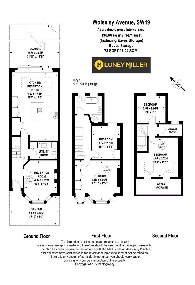 4 bedroom mid-terraced house for sale in Wolseley Avenue, London, SW19 ...