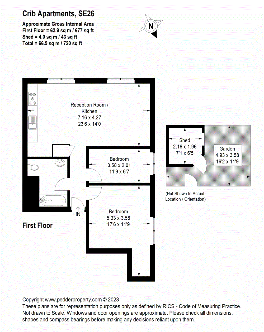 2 bedroom apartment for sale in Sydenham Avenue , Sydenham, SE26 | Pedder