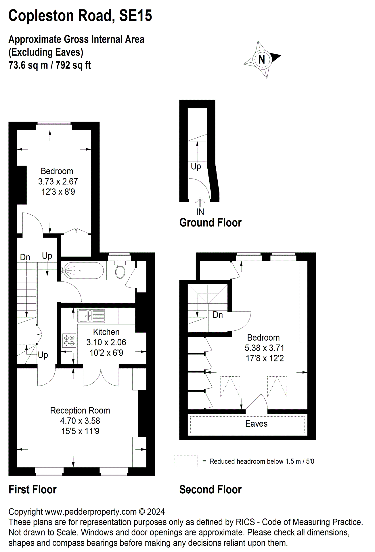 2 bedroom apartment for sale in Copleston Road, Peckham Rye, SE15 | Pedder
