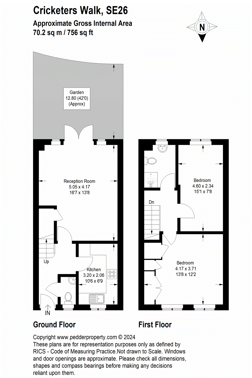 2 bedroom house to let in Lawrie Park Road, Sydenham , SE26 | Pedder