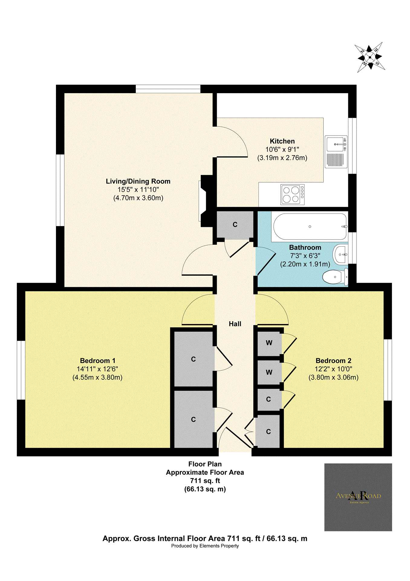 2 bedroom flat for sale in 54 St Andrew Street, Dalkeith, EH22 | Avenue ...