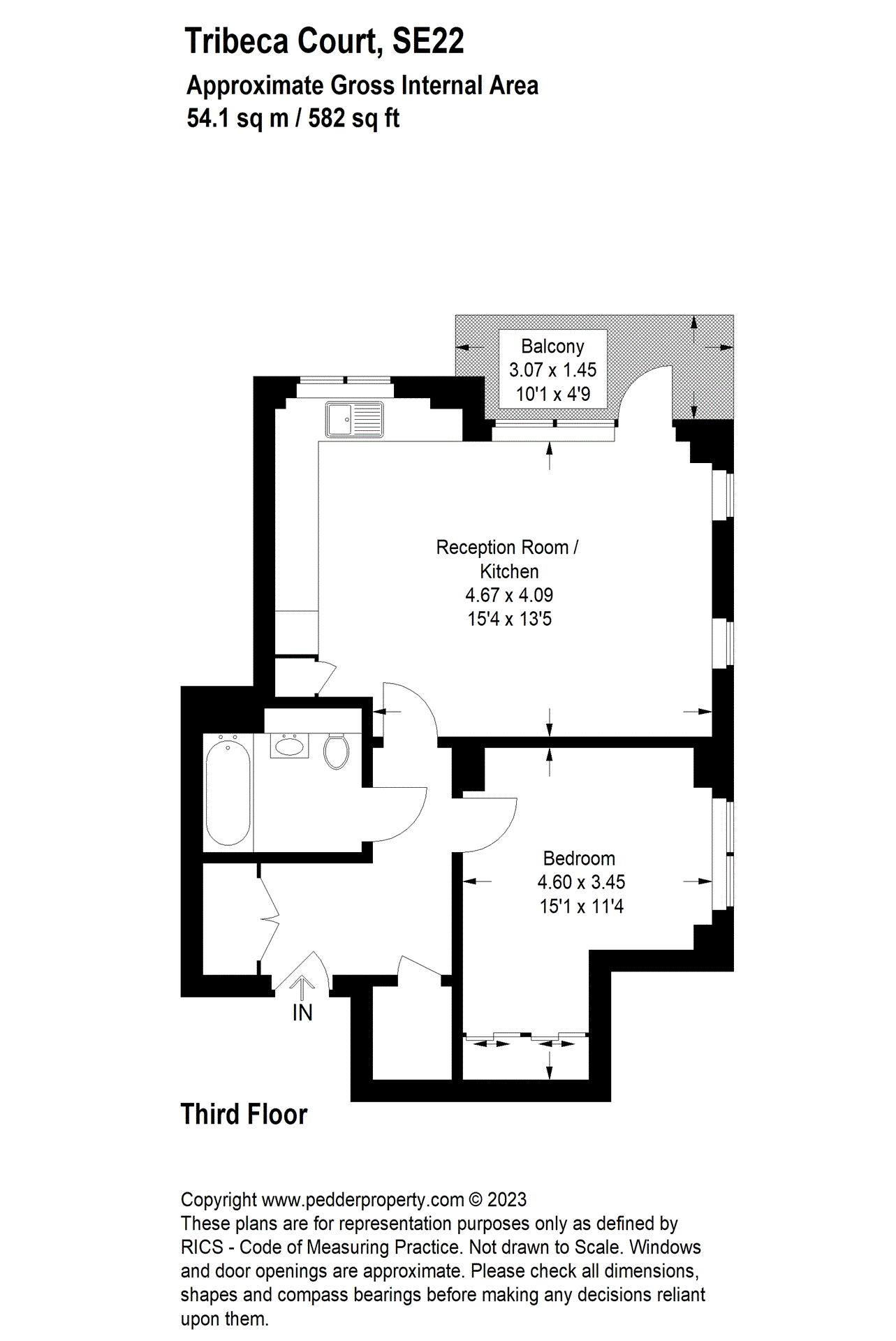 1 bedroom apartment for sale in Crystal Palace Road, East Dulwich, SE22 | Pedder